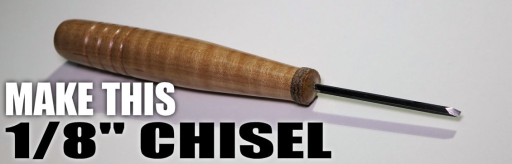 How To Make A Small Woodworking Chisel - Woodworking With Bruce